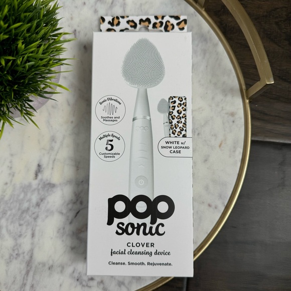 Skincare | New Pop Sonic Clover Facial Cleansing Device White Snow ...